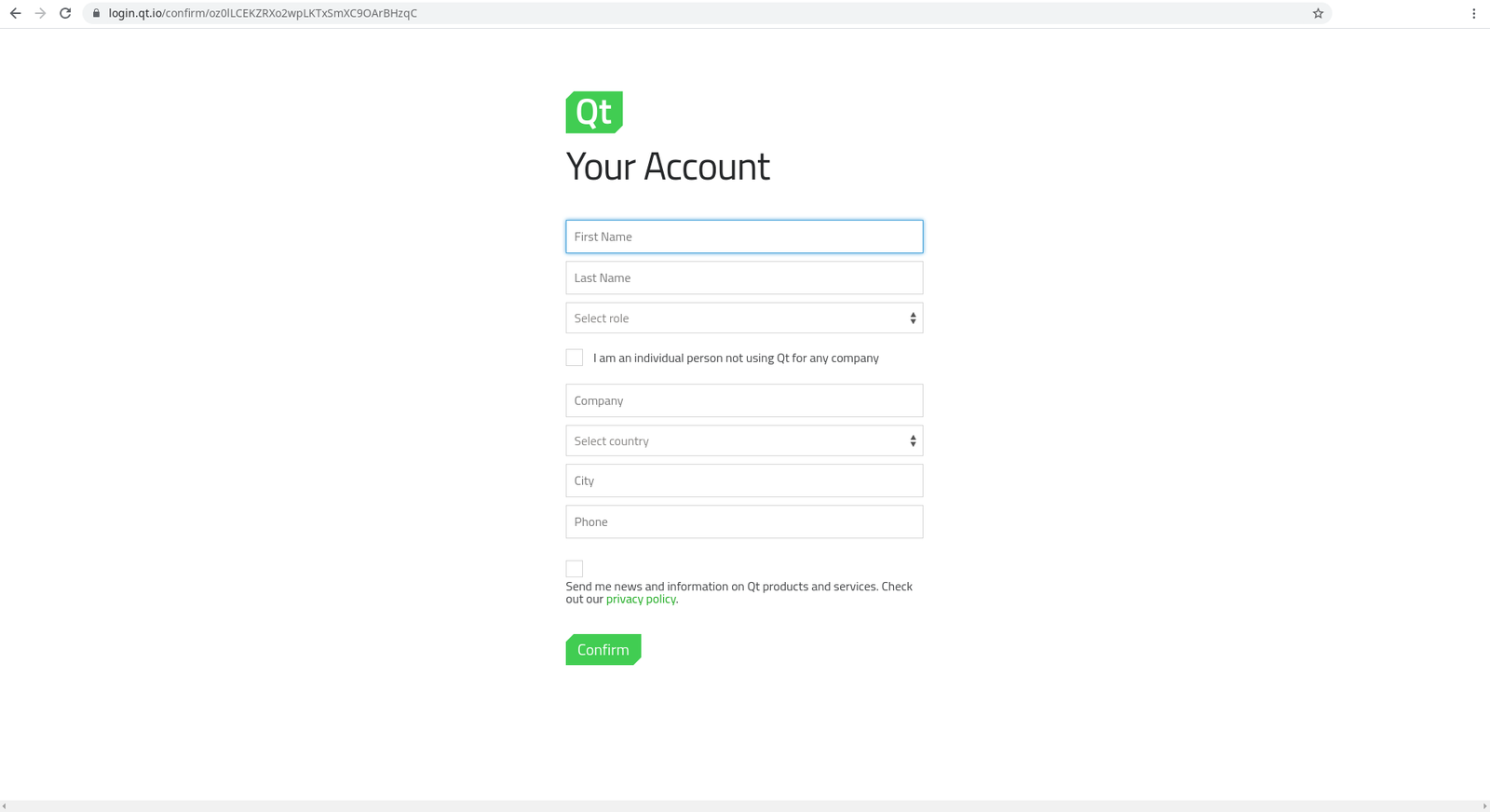 How To Create Qt Account Qt Wiki