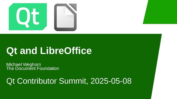 Qt Contributor Summit 2025 - Program - Qt Wiki