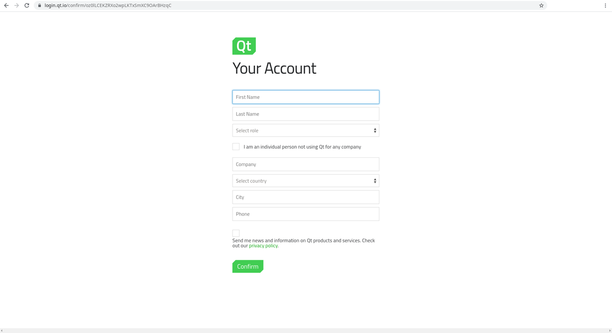 How to Create Qt Account - Qt Wiki